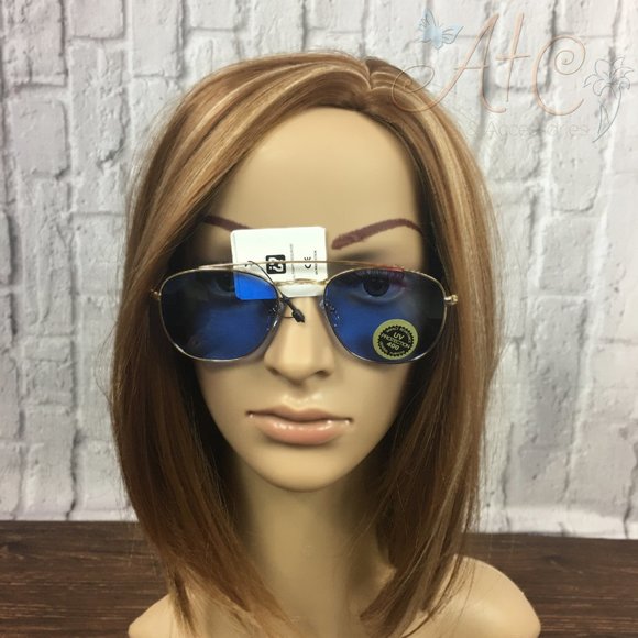 American Classic | Accessories | Round Aviator Sunglasses Gold Frame ...